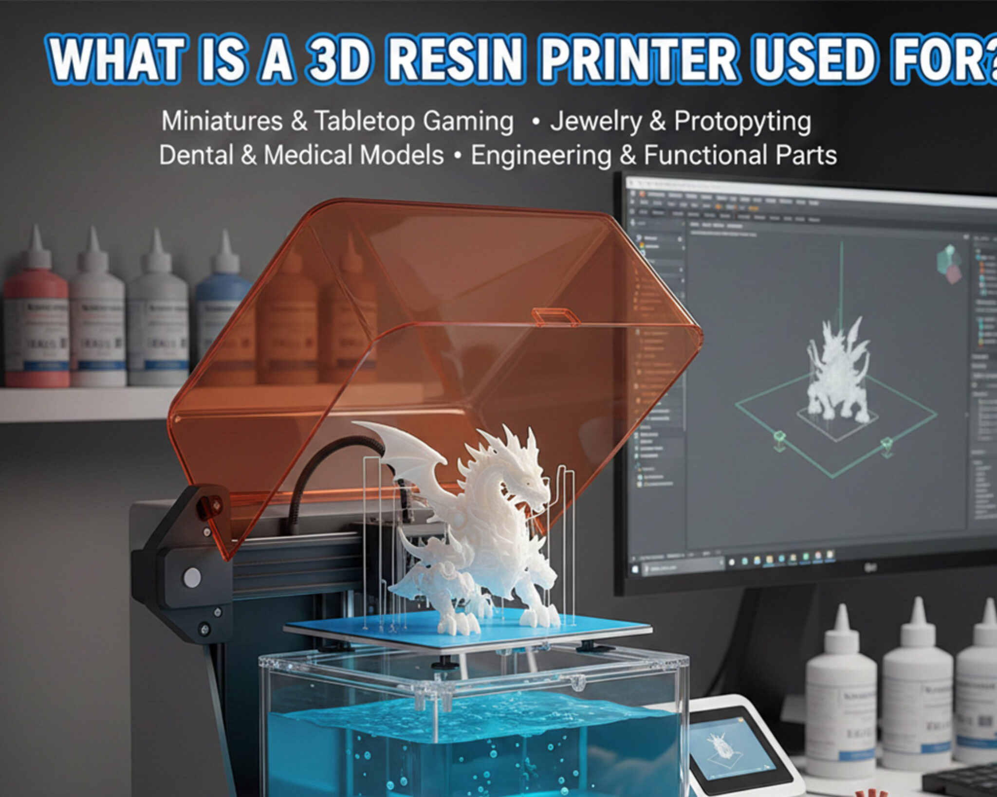 What Is a 3D Resin Printer Used For?
