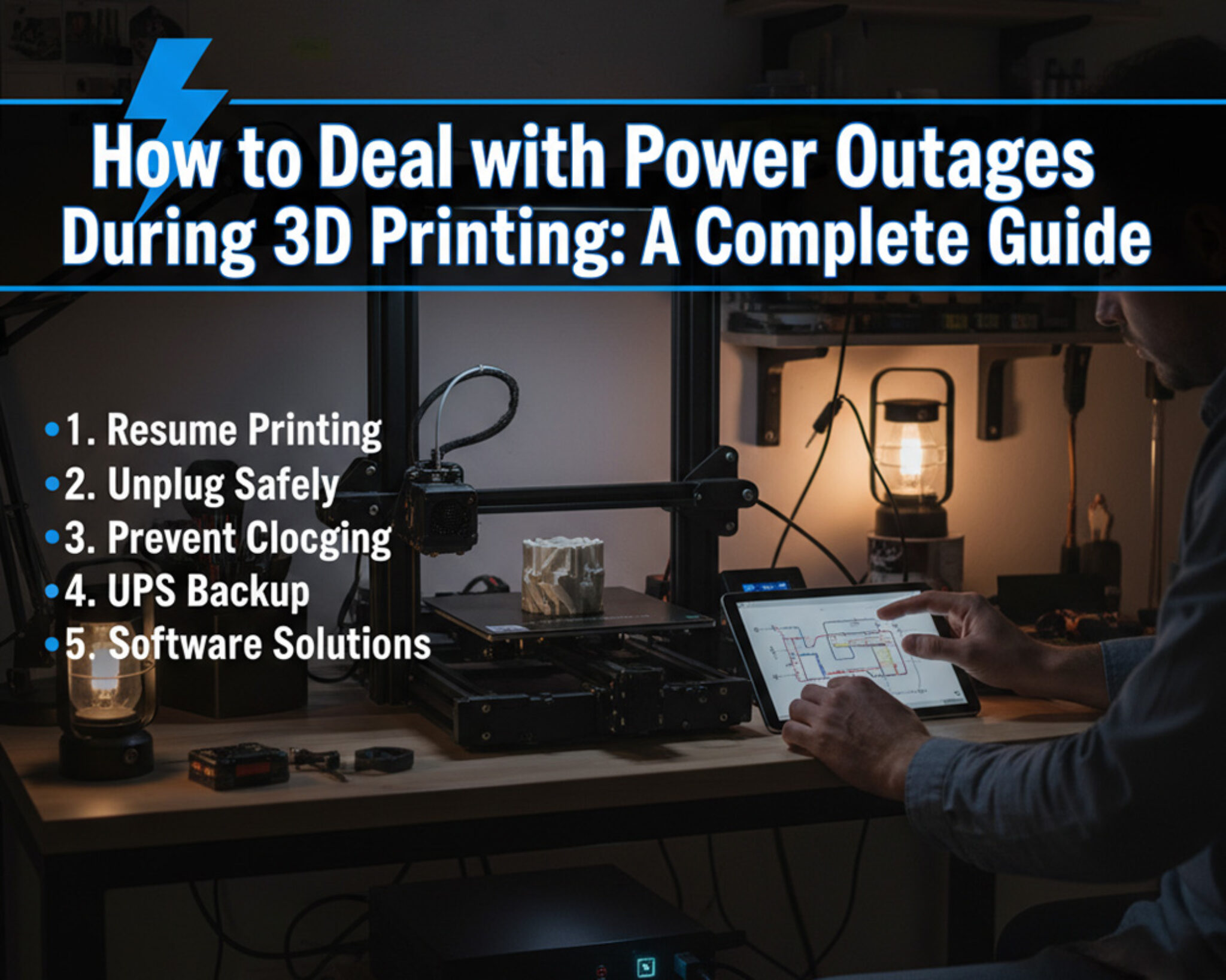 How to Deal with Power Outages During 3D Printing – Prevent Failed ...