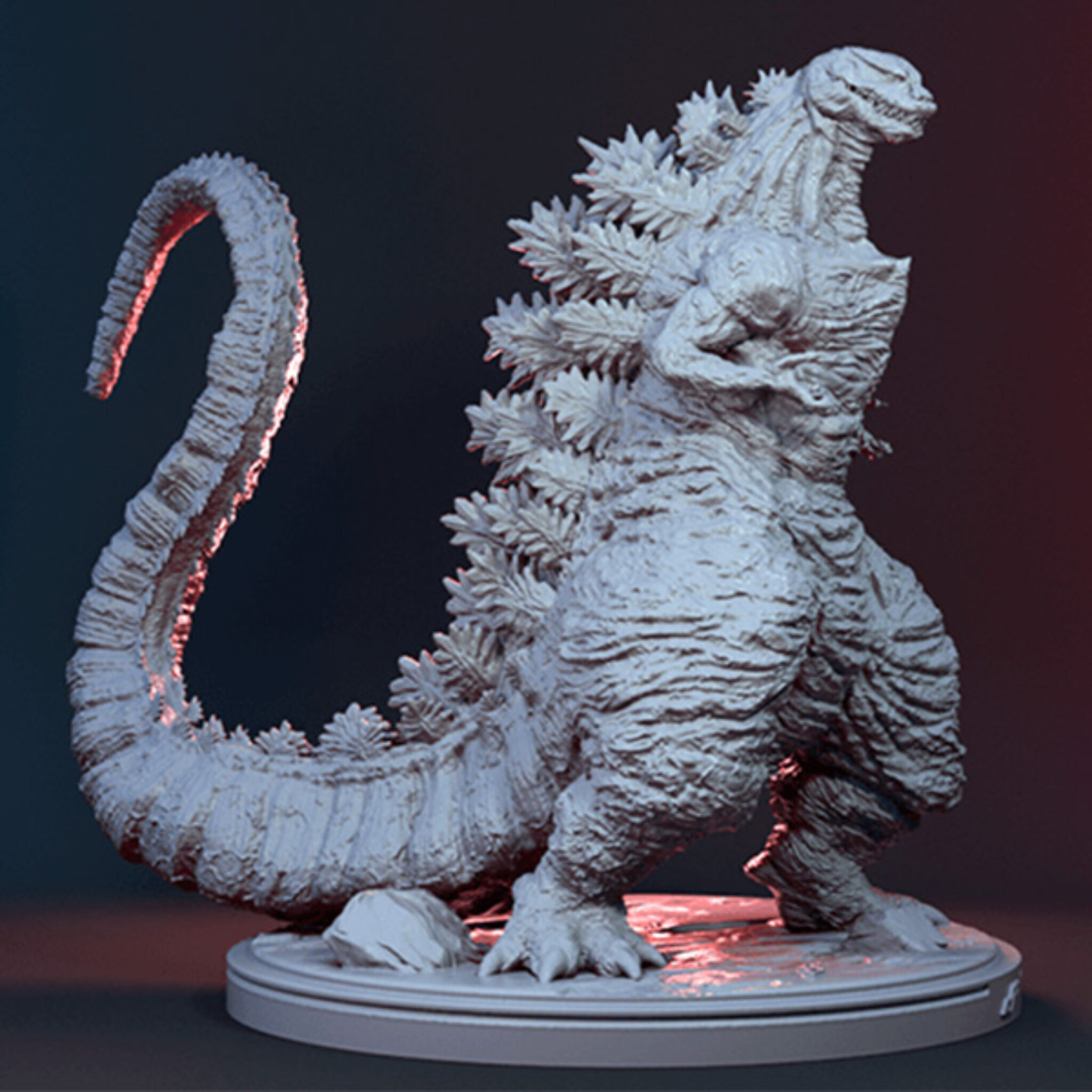 Shin Godzilla 3D Model – Highly Detailed Printable Figurine