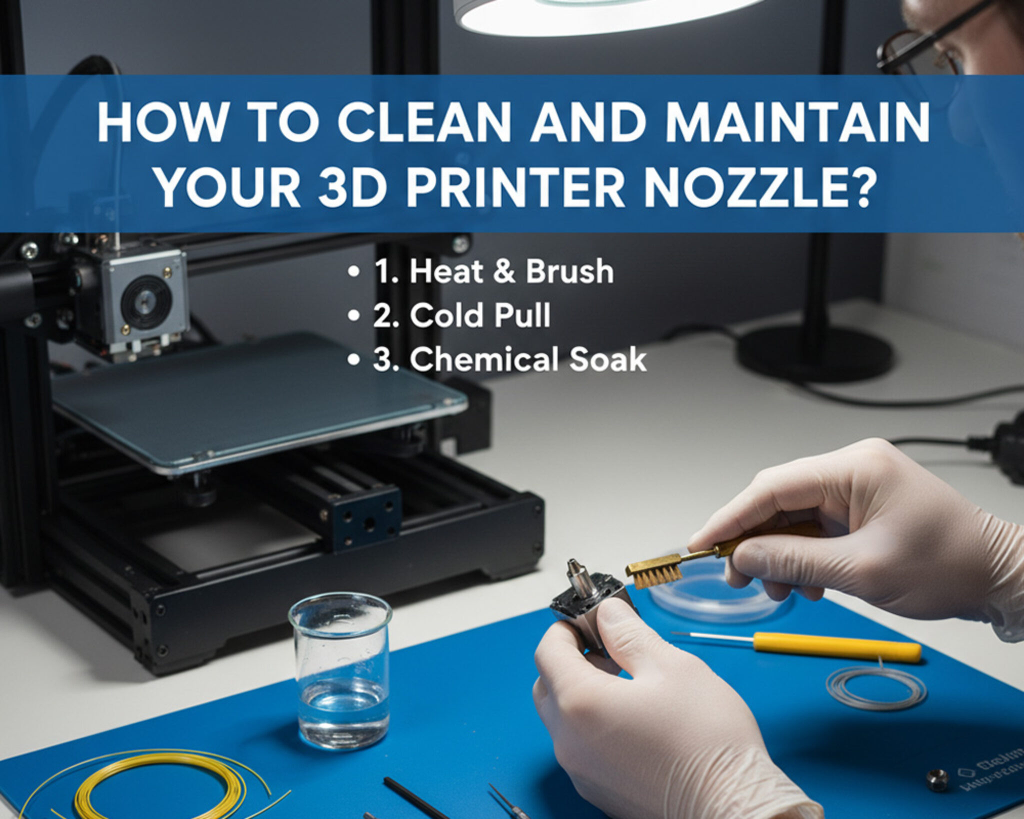How to Clean and Maintain Your 3D Printer Nozzle: Complete Guide for ...