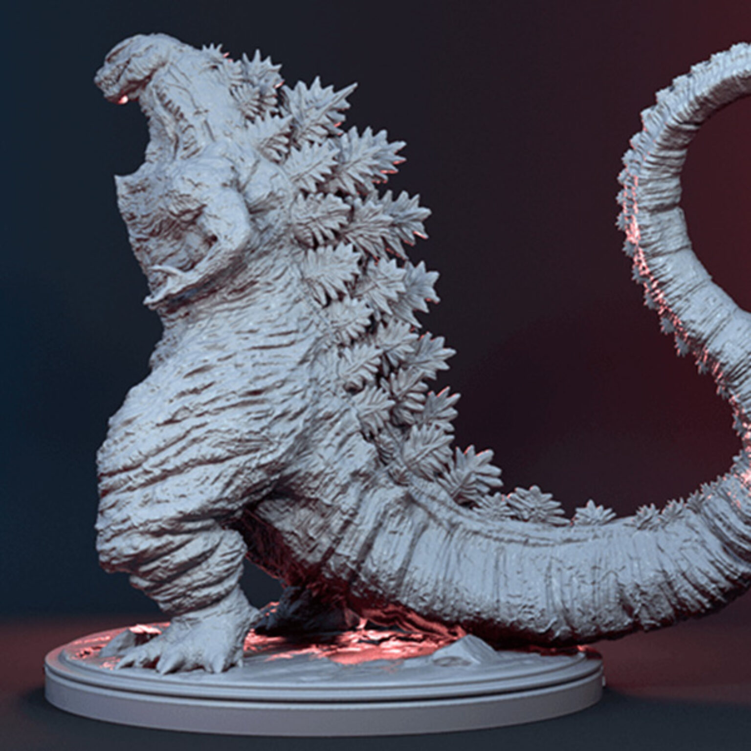 Shin Godzilla 3D Model – Highly Detailed Printable Figurine