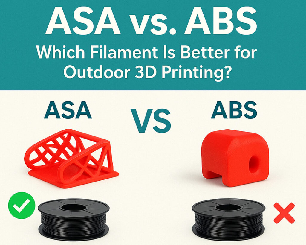 ASA vs. ABS: Which Filament Is Better for Outdoor 3D Printing?