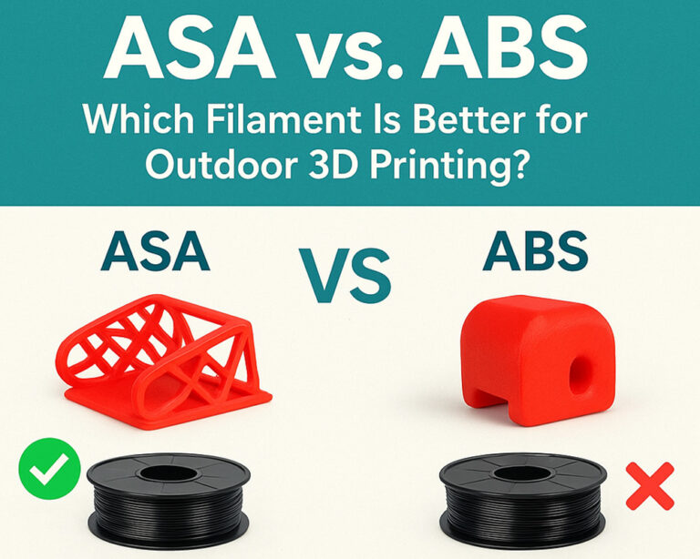 ASA vs. ABS: Which Filament Is Better for Outdoor 3D Printing?