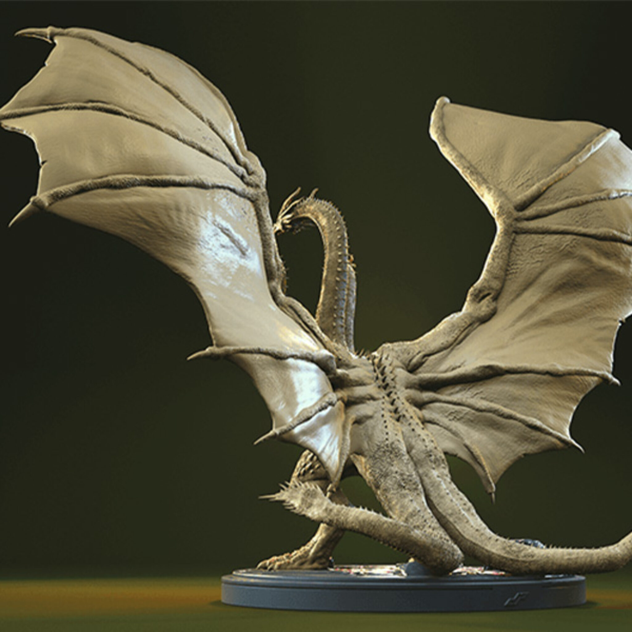 King Ghidorah 2019 STL Files for 3D Printing | Highly Detailed Kaiju Model
