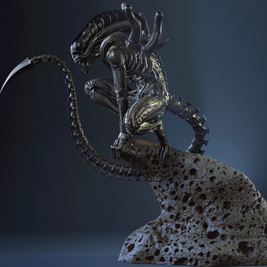 Xenomorph Lurker 3D Print Files | Premium Alien Assembly STL Model